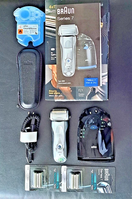 BRAUN RASIERER SERIES 7 799cc-7 - Silber/Schwarz - Wet&Dry mit Clean ...