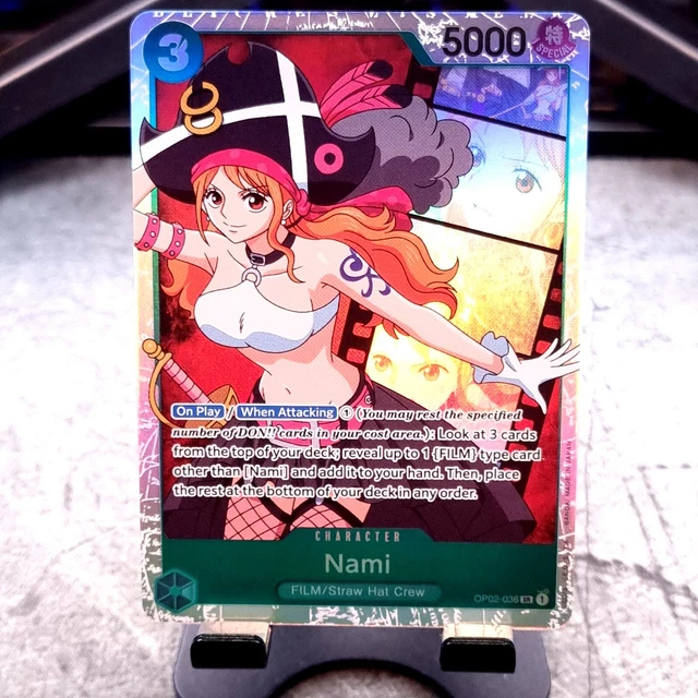 ONE PIECE CARD Game Paramount War Nami Alternate Art OP02-036 EUR 39,93 - PicClick FR