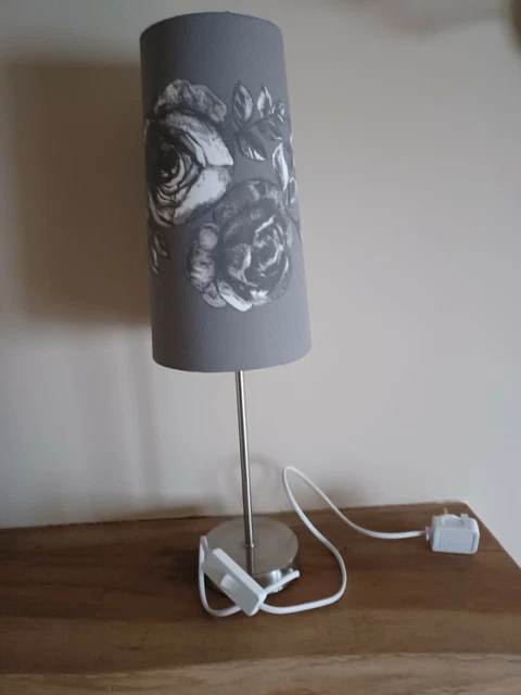 IKEA INGA LEO 2010 design Grey cone shape Lampshade and lamp £32.00 ...