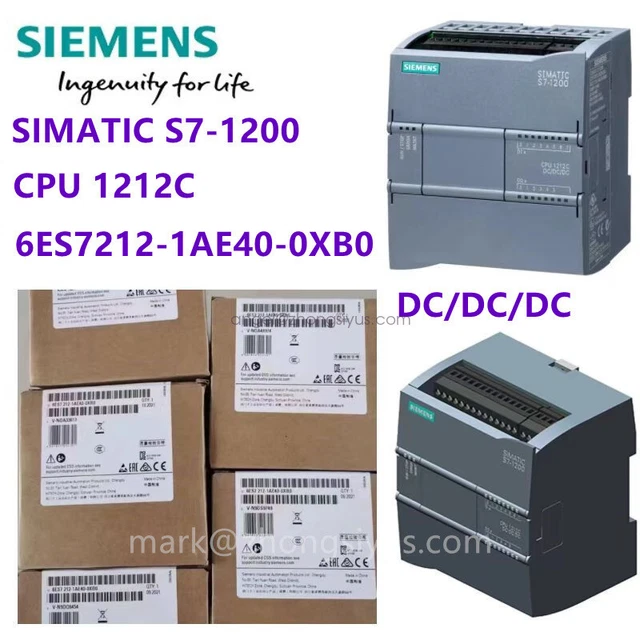 NEW 6ES7212-1AE40-0XB0 SIMATIC S7-1200, CPU 1212C, compact CPU, DC/DC ...