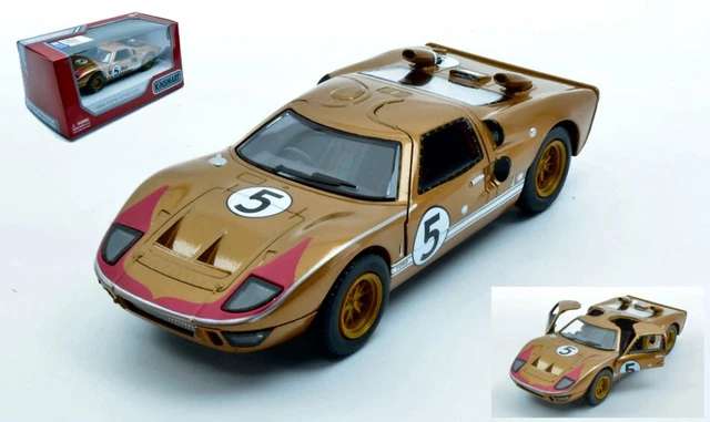 KINSMART FORD GT40 MKII N.5 GOLD BOX cm 12 EUR 27,45 - PicClick FR