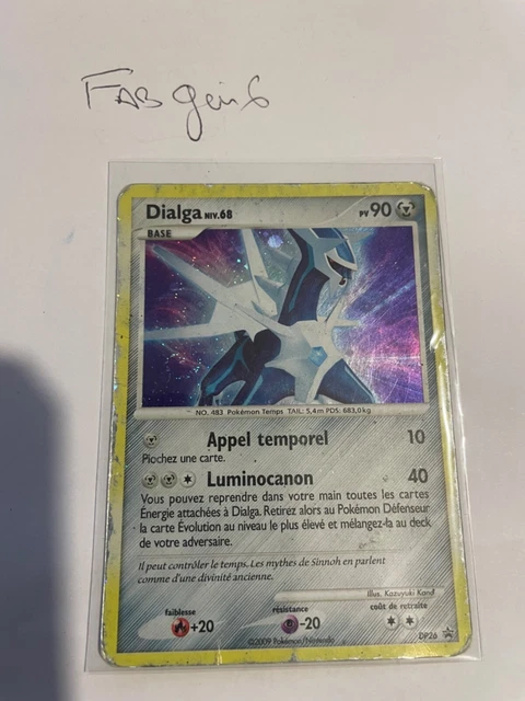 CARTE POKEMON RARE - DIALGA DP26 -Holo diamant perle platine français ...