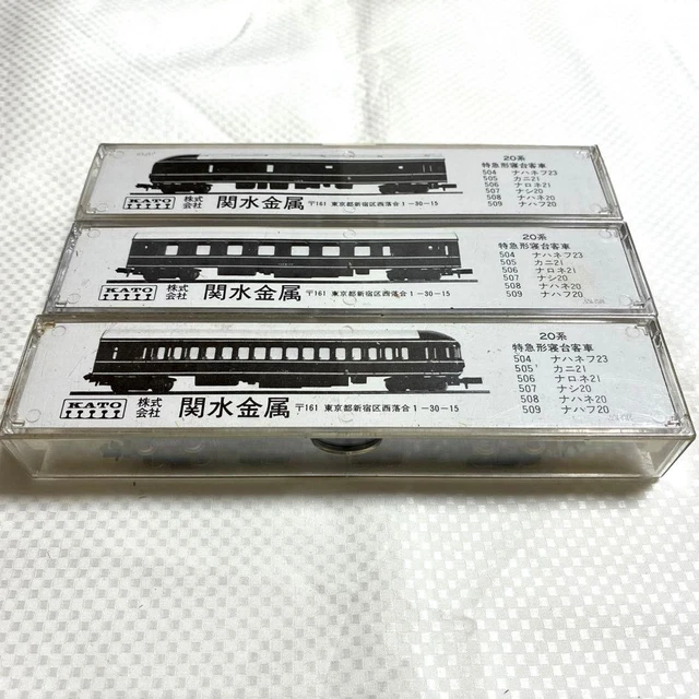 KATO N GAUGE 20 Series Limited Express Sleeper Train 3-Car Set Used ...