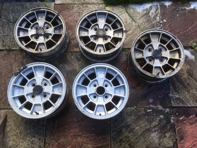 FORD CAPRI MK2 Ronal Kleeblatt 5.5”x13” Alloy Wheels, 4x108 Ford Pcd ...