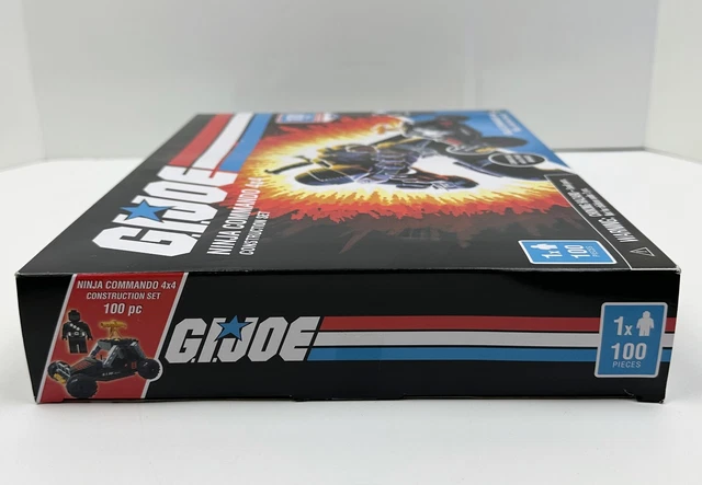 G.I. JOE NINJA Commando 4x4 Construction Set 100pc Hasbro *New & Sealed ...