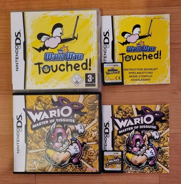 WARIO WARE TOUCHED & Master Of Disguise Ds Nintendo Complete £26.49 ...