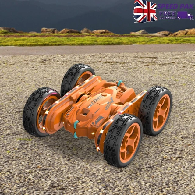ELECTRIC TOY CAR 360 Rotating RC Racing Car with LED Lights Kids Toys ...