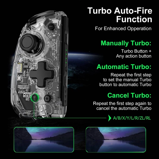 ELITE PLUS JOYPAD ALPS Analog Stick No Deadzone No Drifting with Light ...