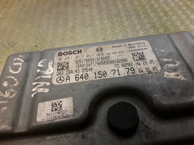 MERCEDES OM640 MOTEUR ECU Contrôle Module A B Classe W169 W245 2.0 CDI ...