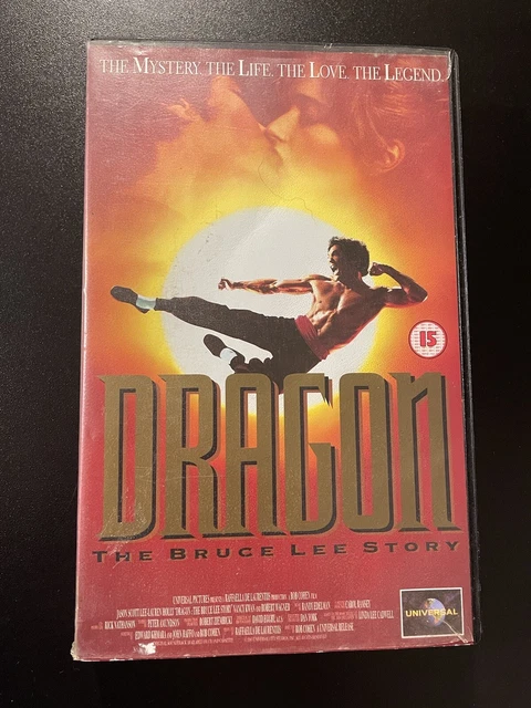 Dragon Bruce Lee Story Vhs 1993 Big Box Jason Scott Lee Lauren