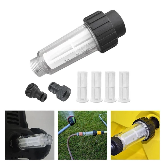 KIT FILTRE FILTRE Tuyau Jardin pour Nettoyeur Haute Capacité de ...