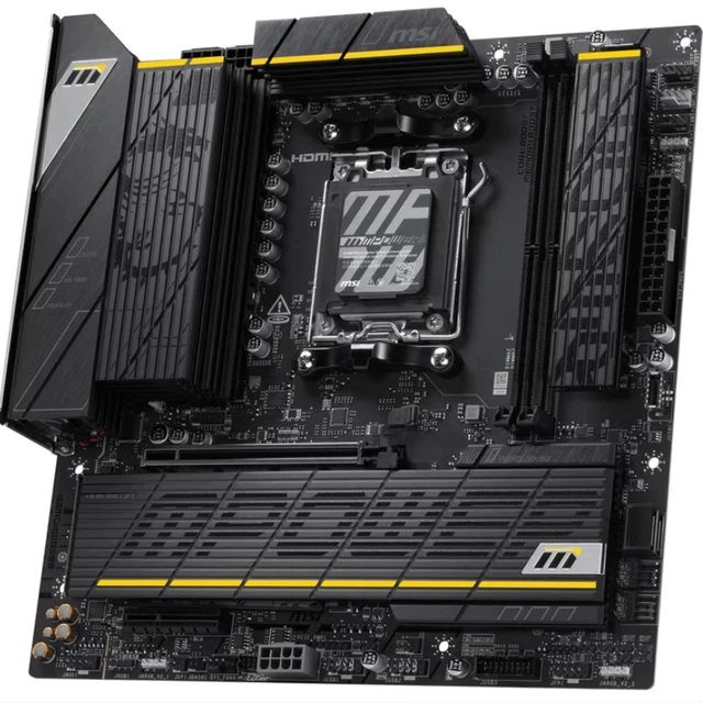 MSI B850M POWER AM5 Wi-Fi 7 M-ATX overclocking motherboard £289.99 ...