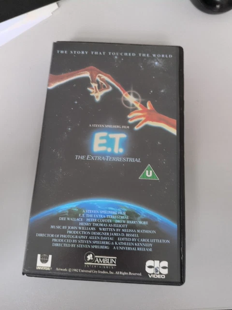 E.T. THE EXTRA Terrestrial VHS cassette tape 1982 Video Cert U, CIC ...