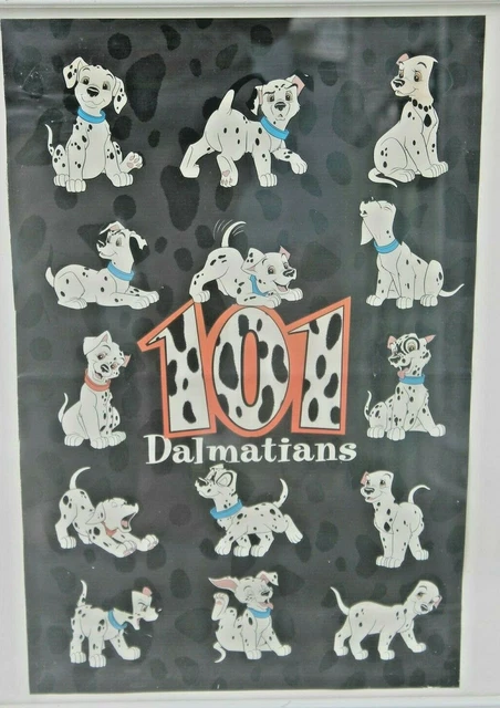 WALT DISNEY 101 DALMATIANS rare Puppys Art Print Poster EUR 24,49 ...