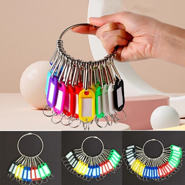 10/20/30/40 PIECES PLASTIC Key Tags Key Chains Key Classification $16. ...