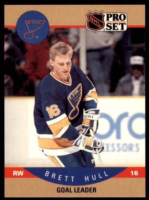 1990-91 PRO SET Brett Hull St. Louis Blues #395 EUR 3,26 - PicClick FR