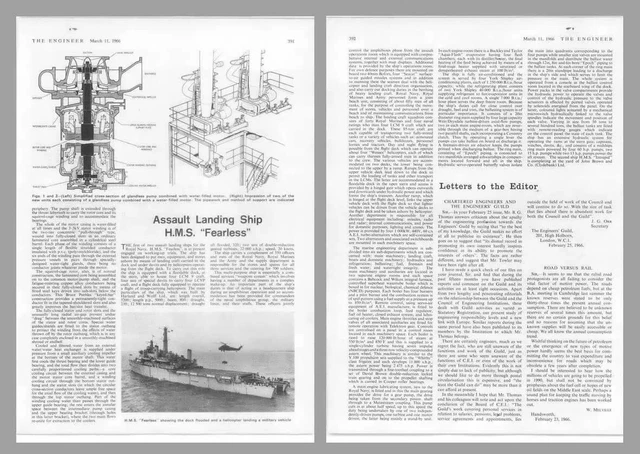 1966 THE ASSAULT Landing Ship HMS Fearless Engaged On Working Up Trials ...