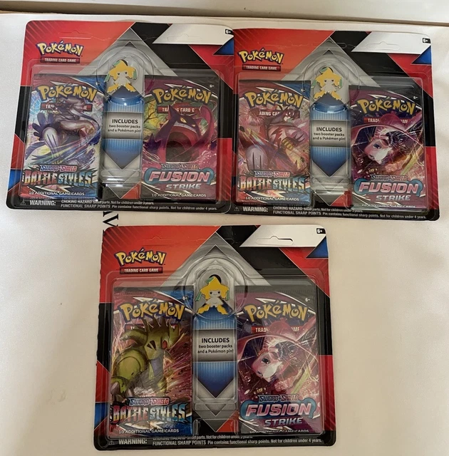 POKÉMON TCG: FUSION Strike Battle Styles Booster Packs & Jirachi ...