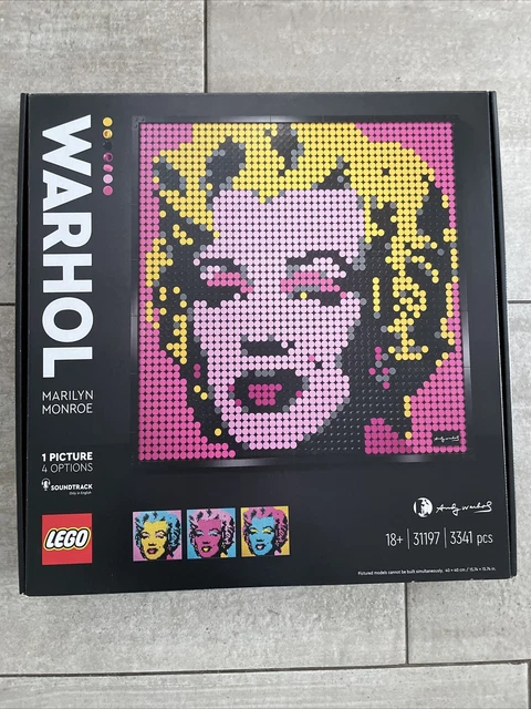 LEGO ART - Andy Warhol / Marilyn Monroe - Set 31197 New Sealed Retired ...