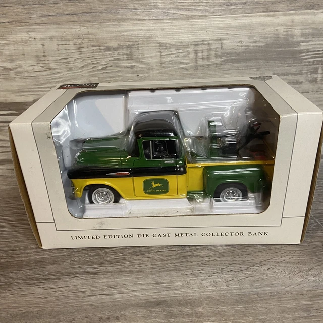 JOHN DEERE 1957 Chevy Pick-Up Truck w/Snow Blower SpecCast NIB Limited ...