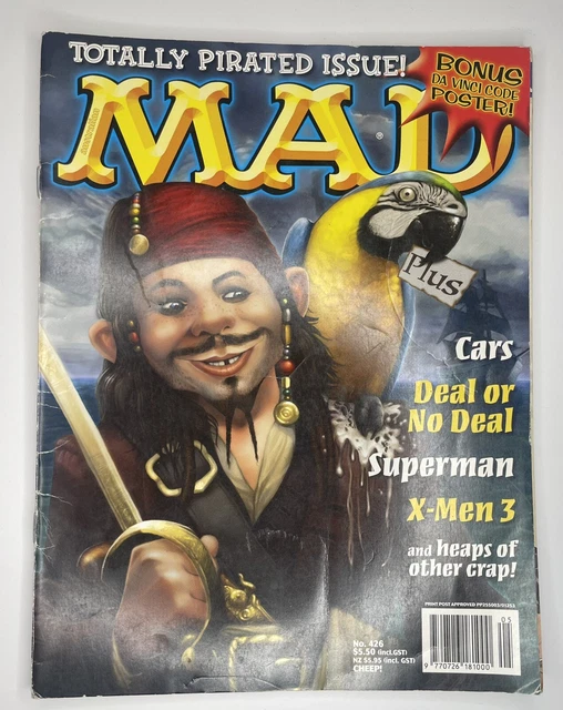MAD MAGAZINE #426 - AUSTRALIA Issue Totally Pirated Issue 2006 £5.58 ...