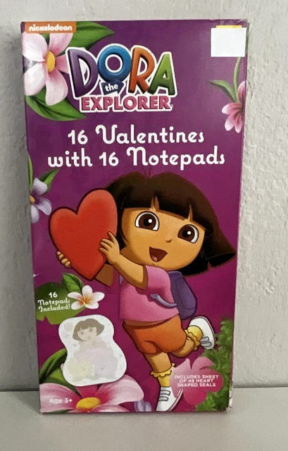 NICKELODEON DORA THE Explorer Valentine's Day Cards 16 Cards And 16 ...