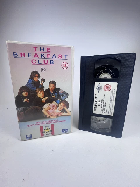 THE BREAKFAST CLUB - Vhs Video Film Cassette John Hughes Collection ...