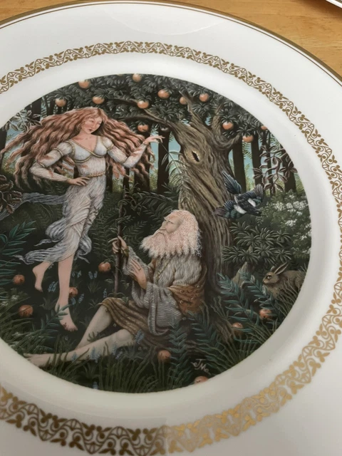 ROYAL WORCESTER THE King Arthur Plates Full Set Of 6 Collectors Plates ...