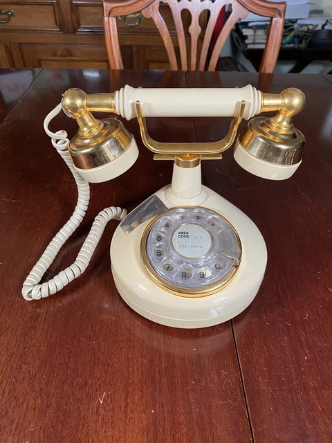 WESTERN ELECTRIC PRINCESS Rotary Dial French Style Desk Phone Vintage £ ...