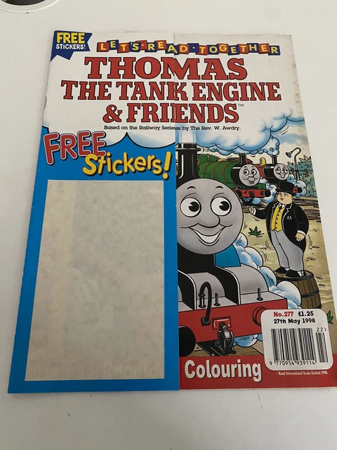 VINTAGE THOMAS THE Tank Engine & Friends Magazine 27th May 1998 Issue ...