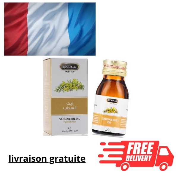 HUILE DE RUE Hemani Saddab (30 ml) 100 % naturelle EUR 15,00 - PicClick FR