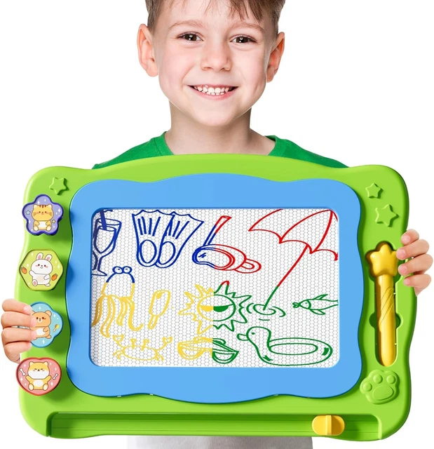 BLMUKCE MAGNETIC DRAWING Board Large, Toy for Kids Age 3-7 Years ...