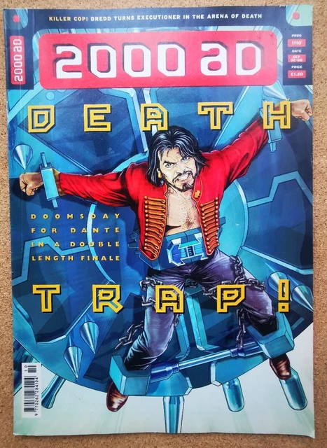2000AD JUDGE DREDD Comic #1110 09/98 - Death Trap Dantes Doomsday EUR 3 ...