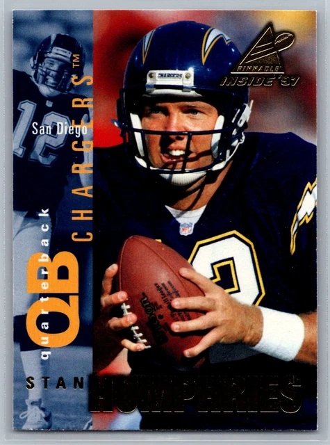 STAN HUMPHRIES 1997 Pinnacle Inside FOOTBALL #40 San Diego Chargers EUR ...
