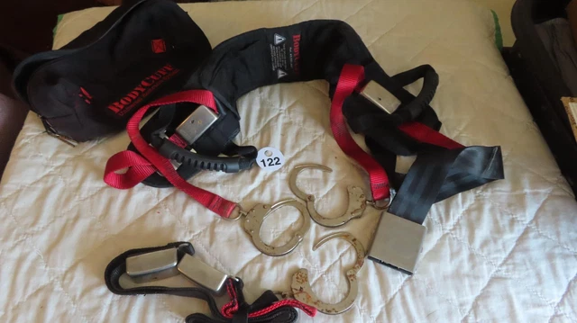 UNIVERSAL FULL RESTRAINT SYSTEM BODY CUFF BC100 HANDCUFFS w/ KEY'S ...