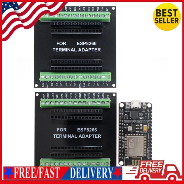 ESP8266 MODULE WI-FI GPIO 1 Into 2 NodeMCU Development Board $7.07 ...