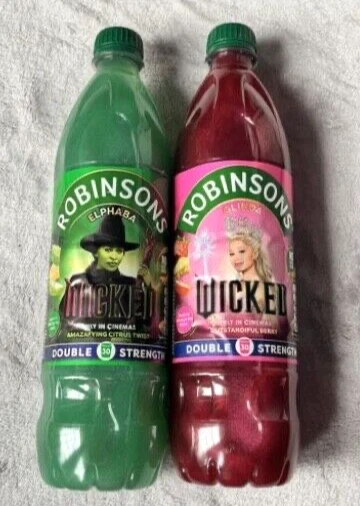 WICKED ROBINSON’S SQUASH Elphaba Citrus Twist & Glinda Outstandiful ...