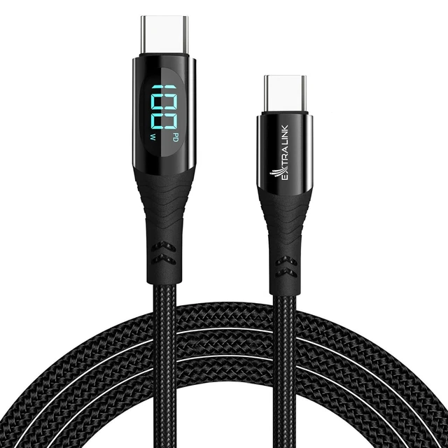 CABLE DE CARGA Cable USBC USB C - USB C Cable 100W Carga rápida ...