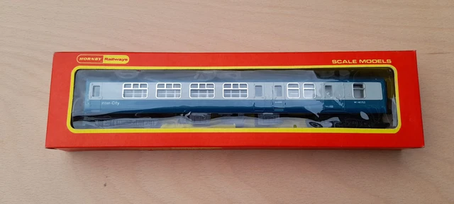 6 HORNBY BR intercity coaches including working mail coach and boxed ...