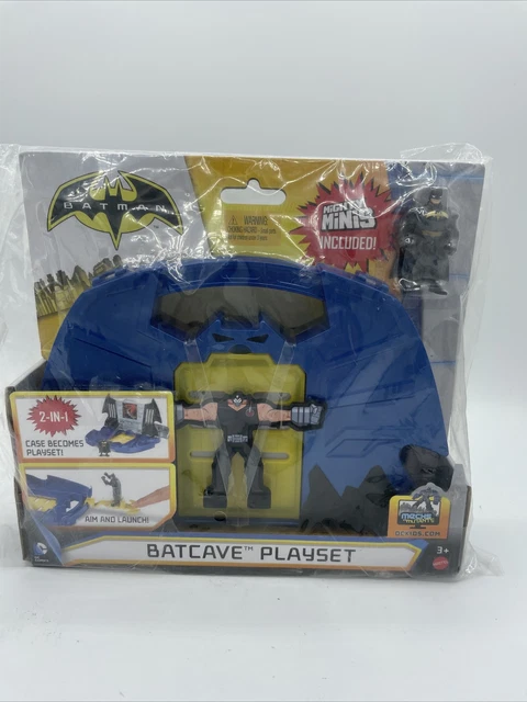 MATTEL BATMAN BATCAVE Playset Mighty Minis Included! 2 in 1 Case ...