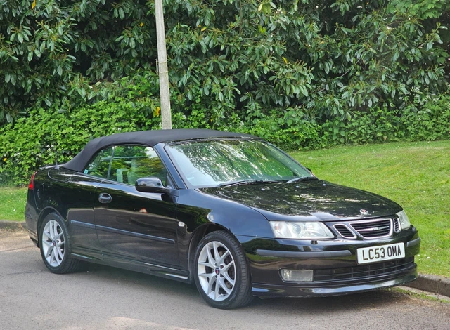 SAAB 9-3 TURBO Aero Convertible Auto - 210 Bhp - Low Miles £4,795.00 ...
