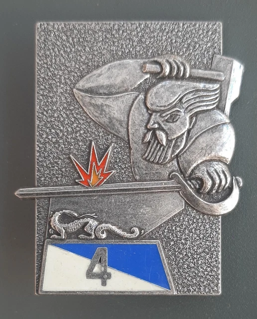 INSIGNE BADGE 4° Régiment du Matériel ORIGINAL DELSART vintage EUR 9,99 ...