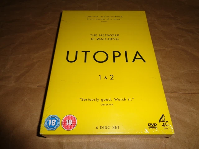 UTOPIA COMPLETE SERIES 1 & 2 CHANNEL 4 dvd UK RELEASE NEW SEALED £130.71 - PicClick UK