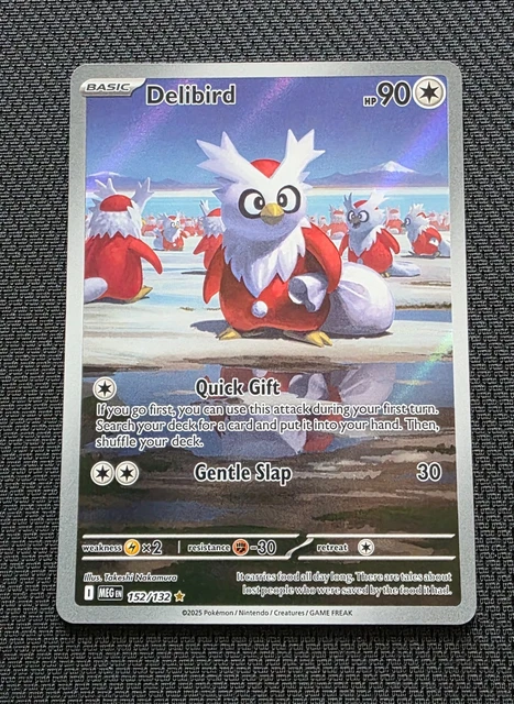 DELIBIRD 152/132 - Pokemon TCG: Mega Evolution - NM £7.84 - PicClick UK