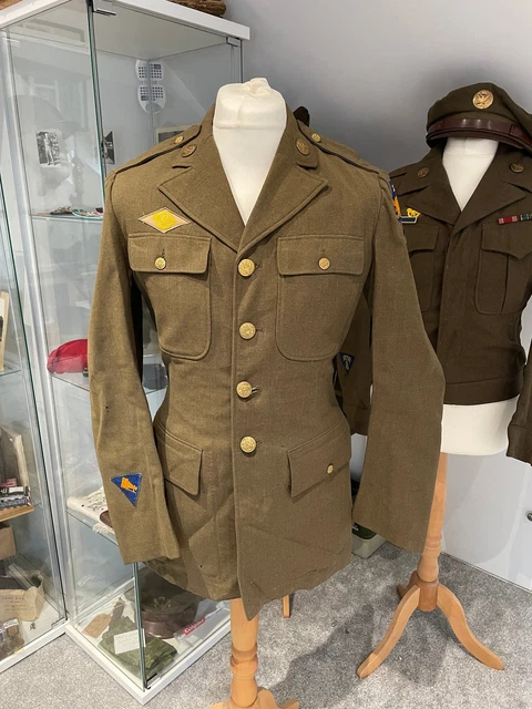 ORIGINAL WORLD WAR Two Enlisted Man's Class A Tunic, 2nd Air Force, 38L ...