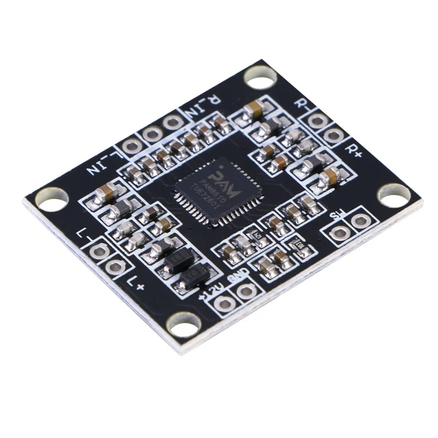 CARTE AMPLIFICATEUR DOUBLE Canal Miniature Module Haute Puissance Stéréo EUR 5,75 - PicClick IT