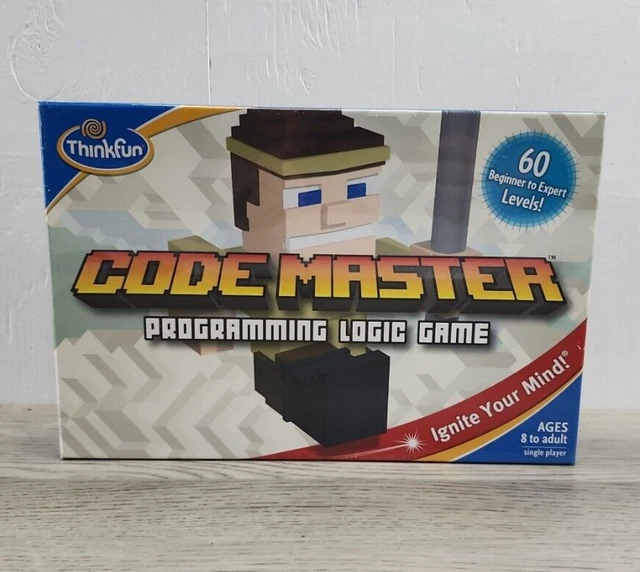 THINKFUN CODE MASTER Programming Logic Minecraft Board Game Single ...
