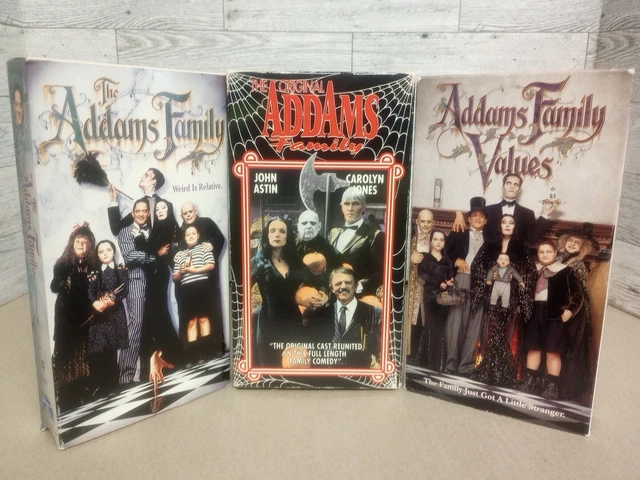 ADDAMS FAMILY VHS (3) McDonald's Julia Huston Lloyd Ricci Austin Coogan ...