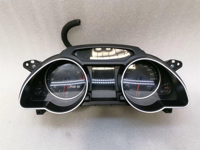 AUDI RS5 8T Instrument cluster 8T0920982A Speedometer MPH RHD TACHO EUR ...