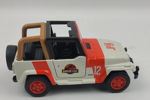 JURASSIC WORLD PARK 1/43 Scale JP12 Jeep Wrangler Jada Toys 2015 (Loose ...